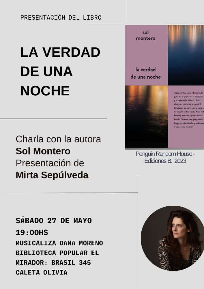 El Caletense | Sol Montero presenta su primera novela en Caleta Olivia